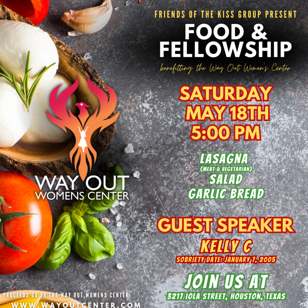 FOOD & FELLOWSHIP | Way Out Womens Center